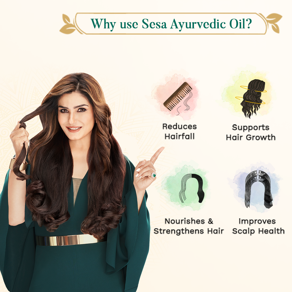 Ayurvedic Anti-Hair Fall Combo – Sesa Care