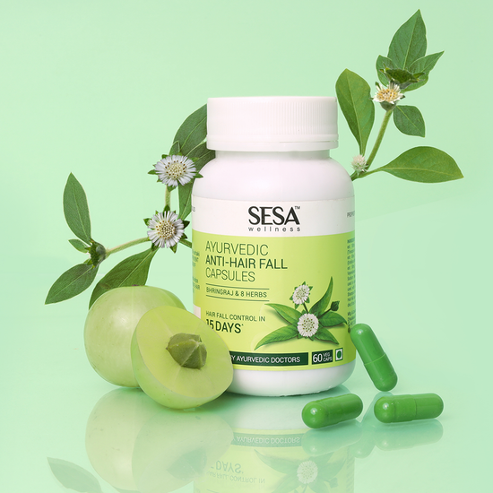 Ayurvedic Anti-Hair Fall Capsules - 60 Caps – Sesa Care