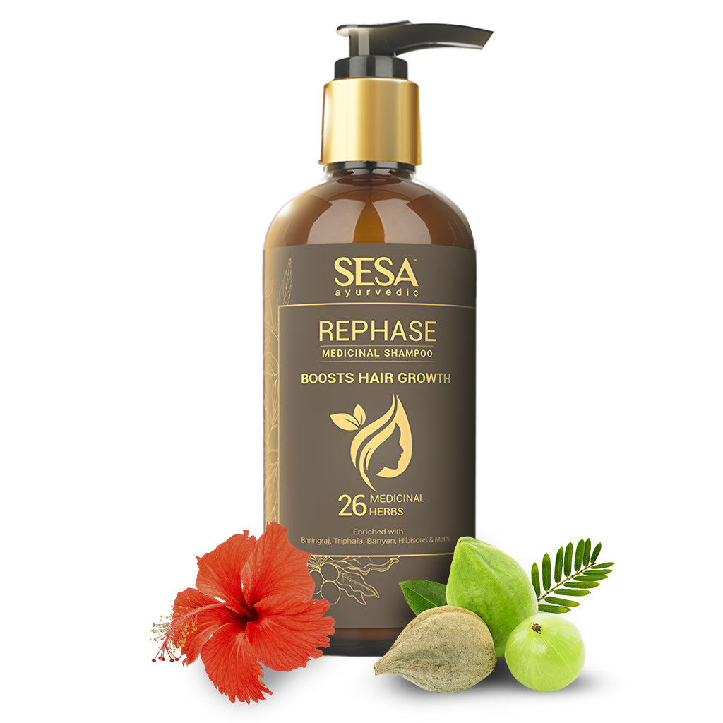 Ayurvedic Rephase Medicinal Shampoo - 300ml – Sesa Care